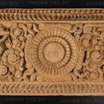 Indian carved lintel. LT18A. Tamil Nadu,, Southern India.