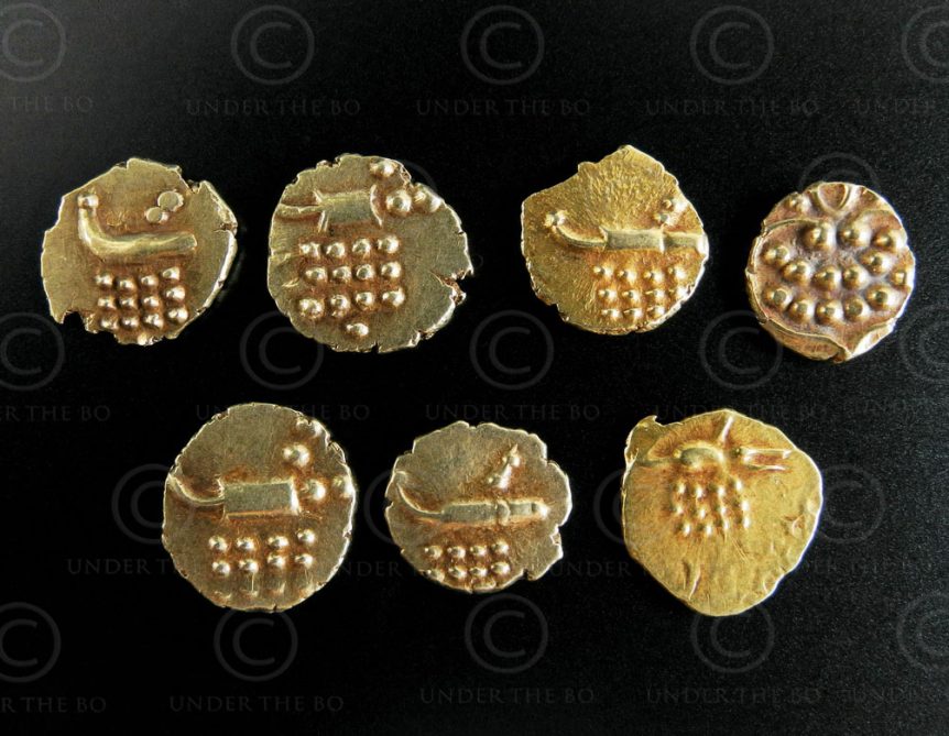 Kerala gold coins C323. Coorg or Travancore rajas of the Hoysalas dynasty.