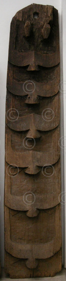 Naga panel S5E. Tangkhul, Nagaland, North-Eastern India. - Under the Bo