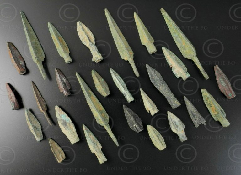 Parthian bronze arrowheads AFG92A. Indo-Parthian Kingdom, sourced in ...