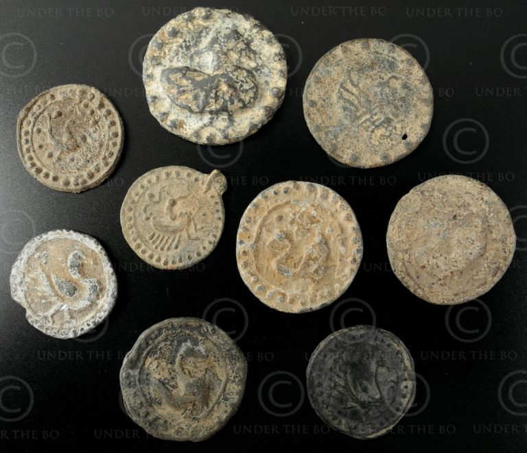Pegu tin tokens C11. Kingdom of Pegu (Lower Burma)