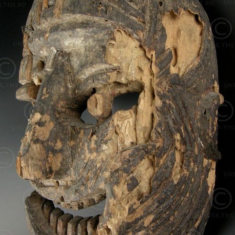 Lantien Yao mask LT12. Northern Laos or Southern China.