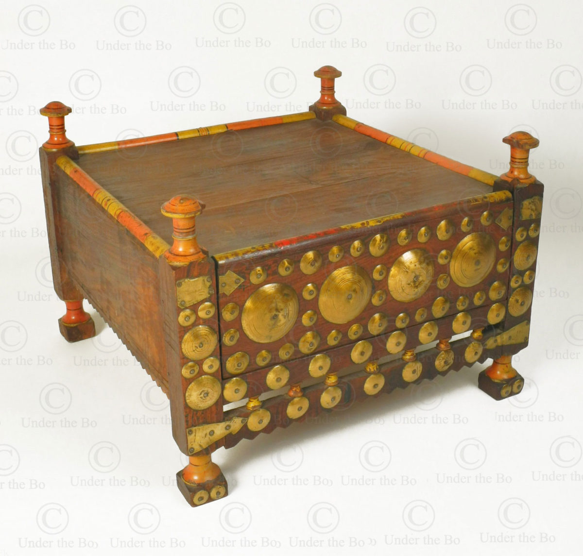 Punjabi side table 17F48A. Pakistan Punjab.