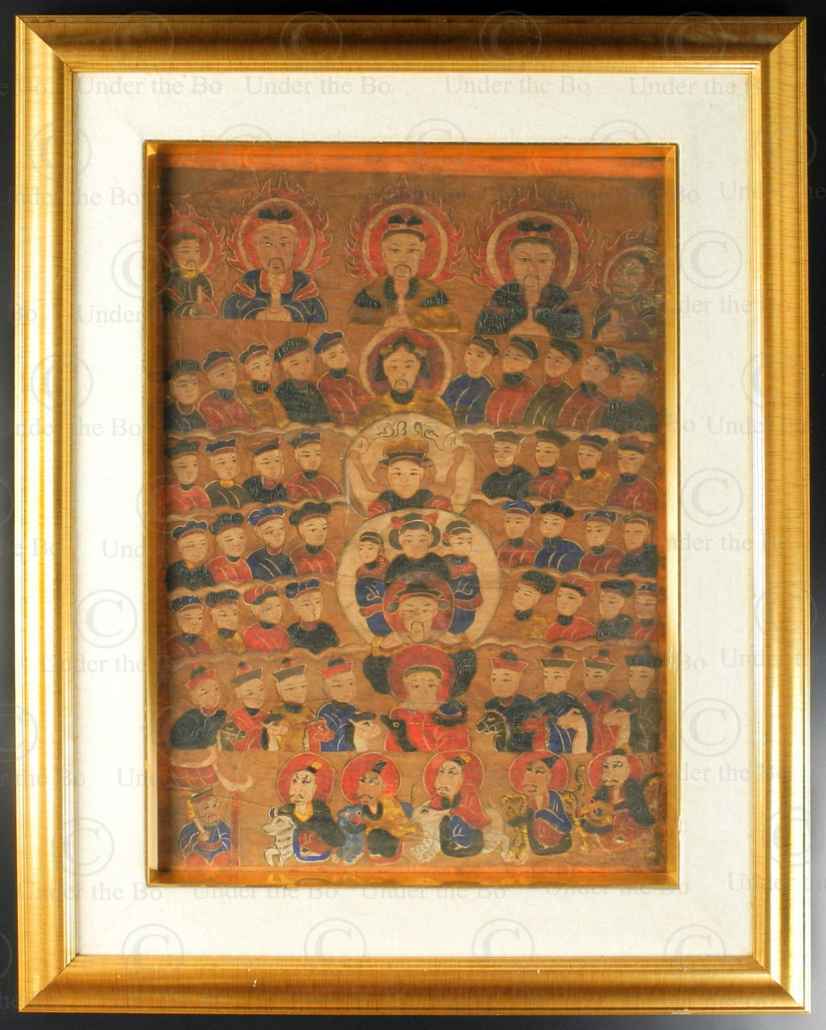 An selection of Yao groups paintings by Under the Bo, paintings of the Yao