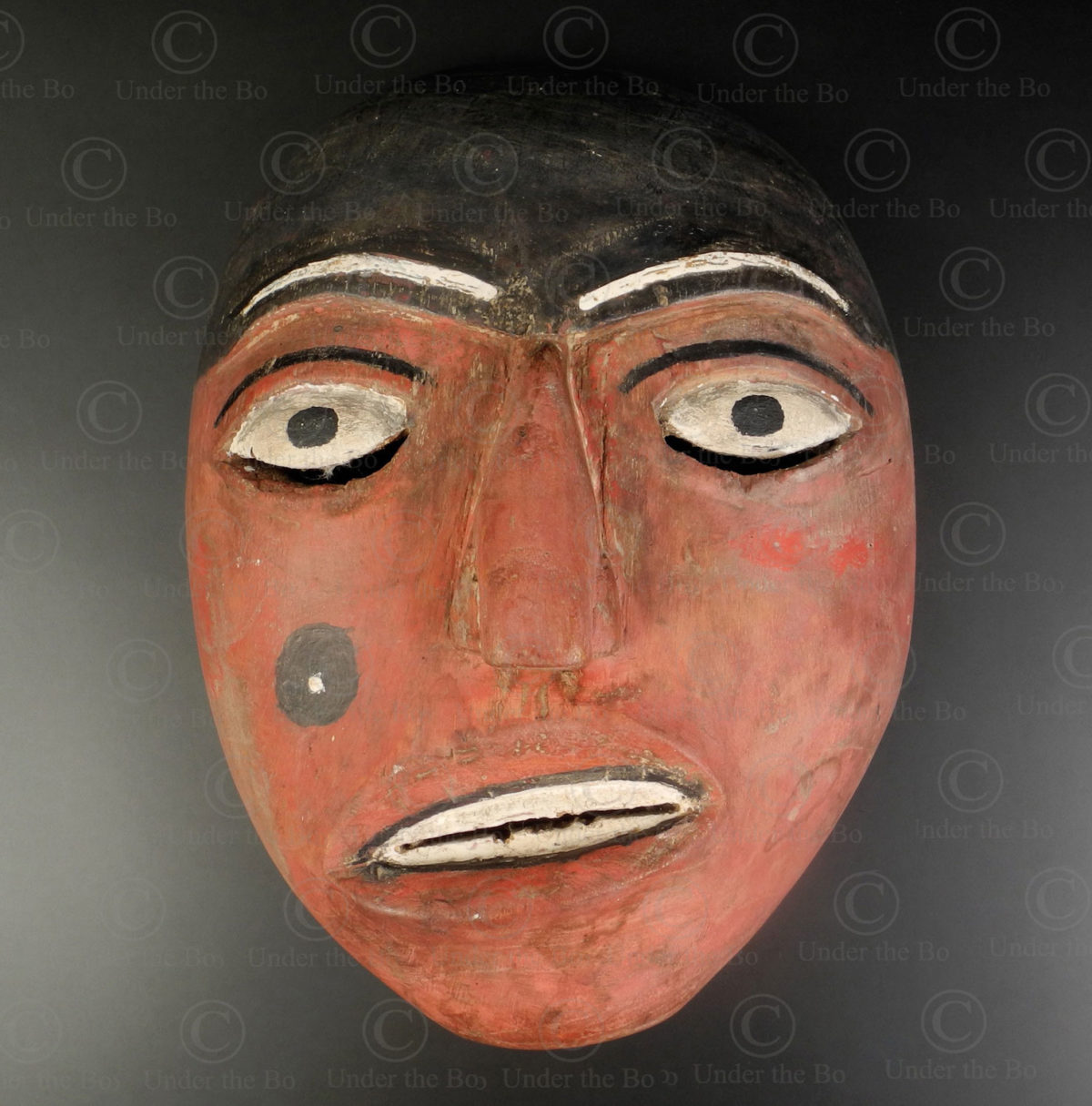 An exclusive selection of Asian masks by Under the Bo - Tribal Arts
