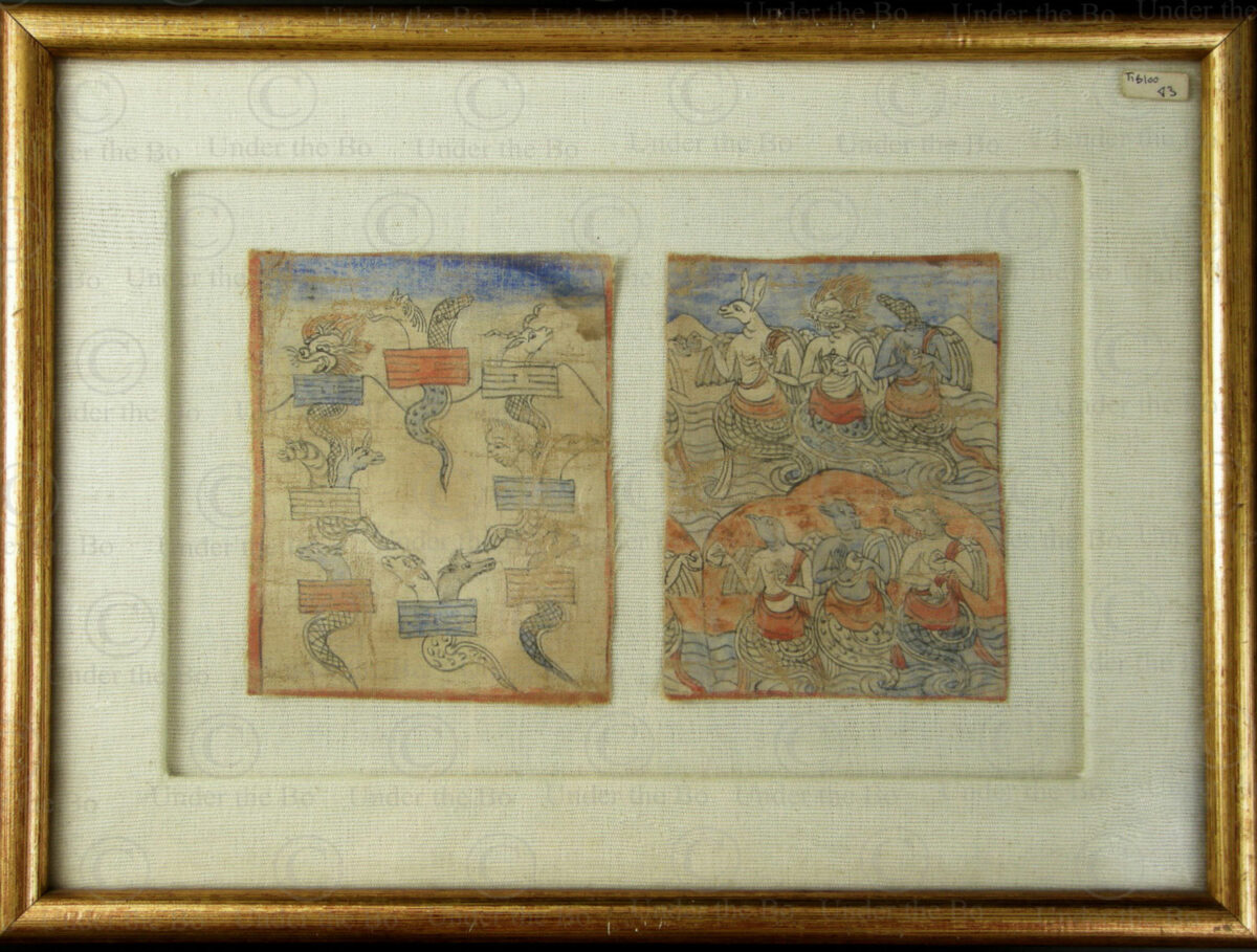 Tibetan tsakli TIB100. Tibet.