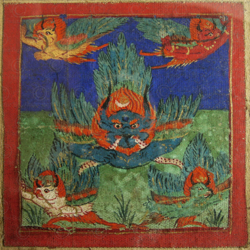 Tibetan tsakli TIB132B. Tibet.